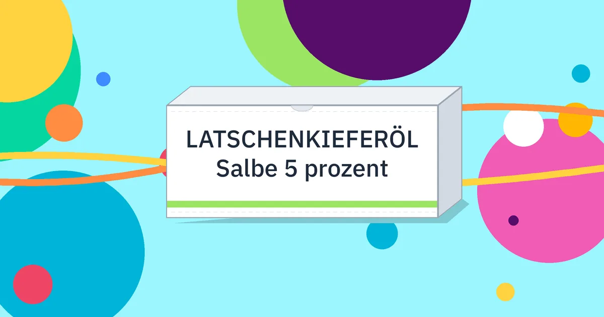 Symbolbild: Packung mit der Aufschrift LATSCHENKIEFERÖL Salbe 5 prozent (PZN 16573040) – Verfügbarkeit und Bezug in Apotheken in Frankfurt am Main
