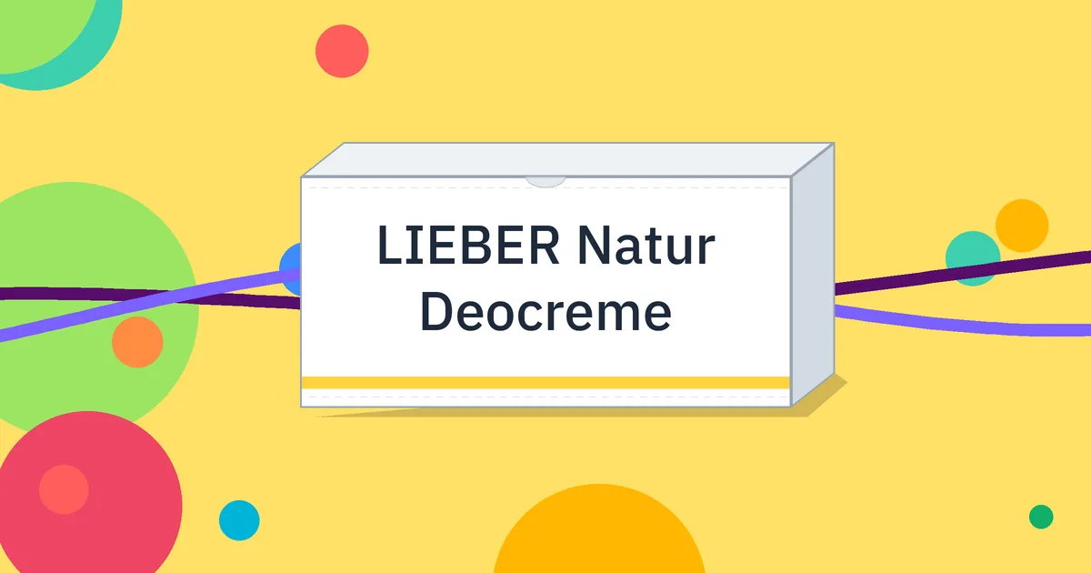 Symbolbild: Packung mit der Aufschrift LIEBER Natur Deocreme (PZN 18070509) – Verfügbarkeit und Bezug in Apotheken in Frankfurt am Main