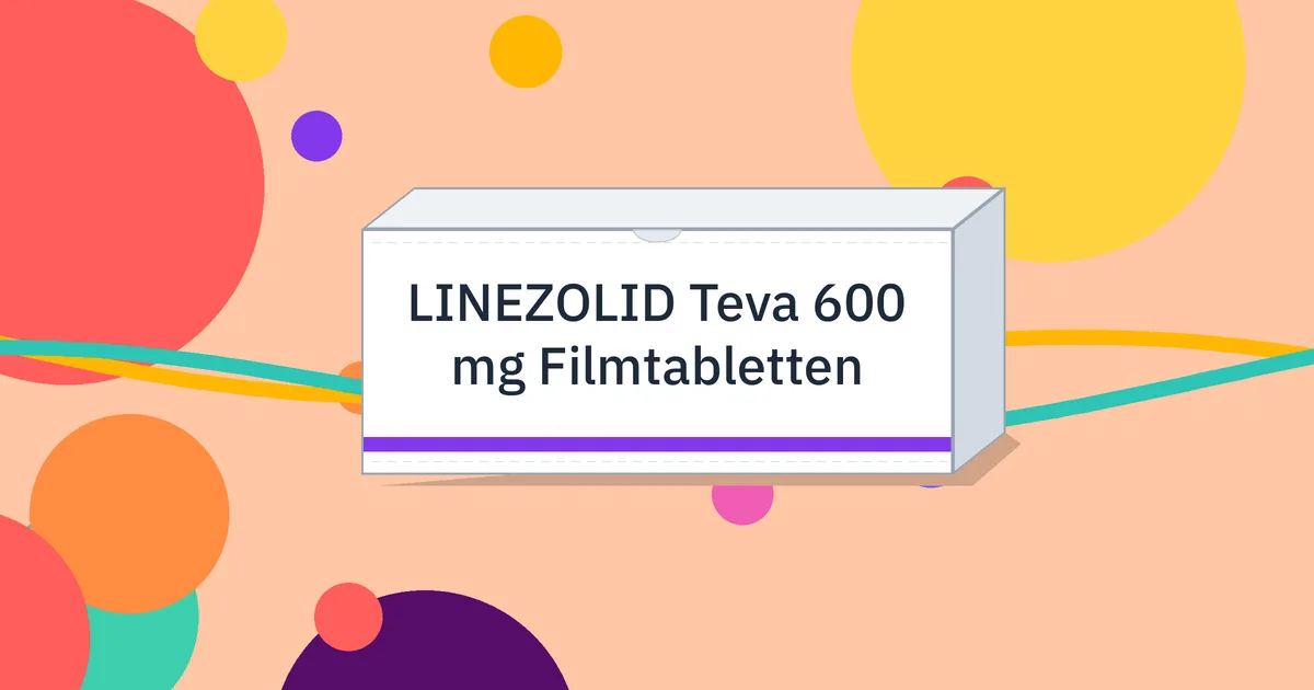 Symbolbild: Packung mit der Aufschrift LINEZOLID Teva 600 mg Filmtabletten (PZN 18087177) – Verfügbarkeit und Bezug in Apotheken in Frankfurt am Main