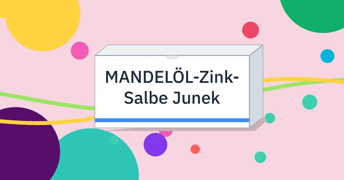 Symbolbild: Packung mit der Aufschrift MANDELÖL-Zink-Salbe Junek (PZN 11604250) – Verfügbarkeit und Bezug in Apotheken in Frankfurt am Main