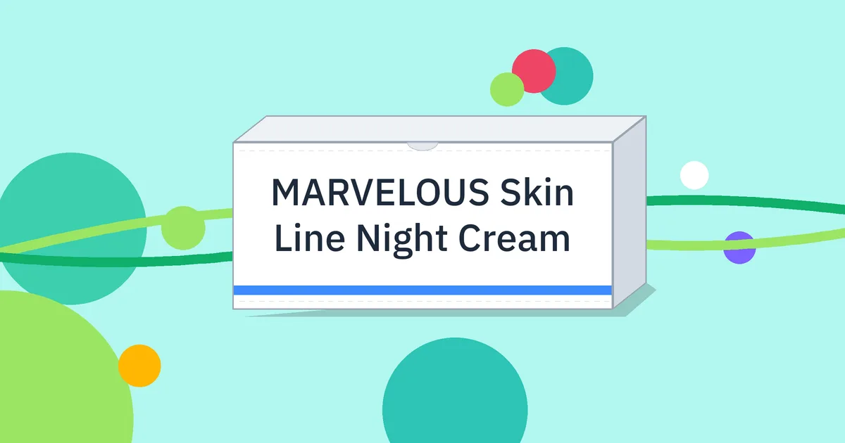 Symbolbild: Packung mit der Aufschrift MARVELOUS Skin Line Night Cream (PZN 15241011) – Verfügbarkeit und Bezug in Apotheken in Frankfurt am Main