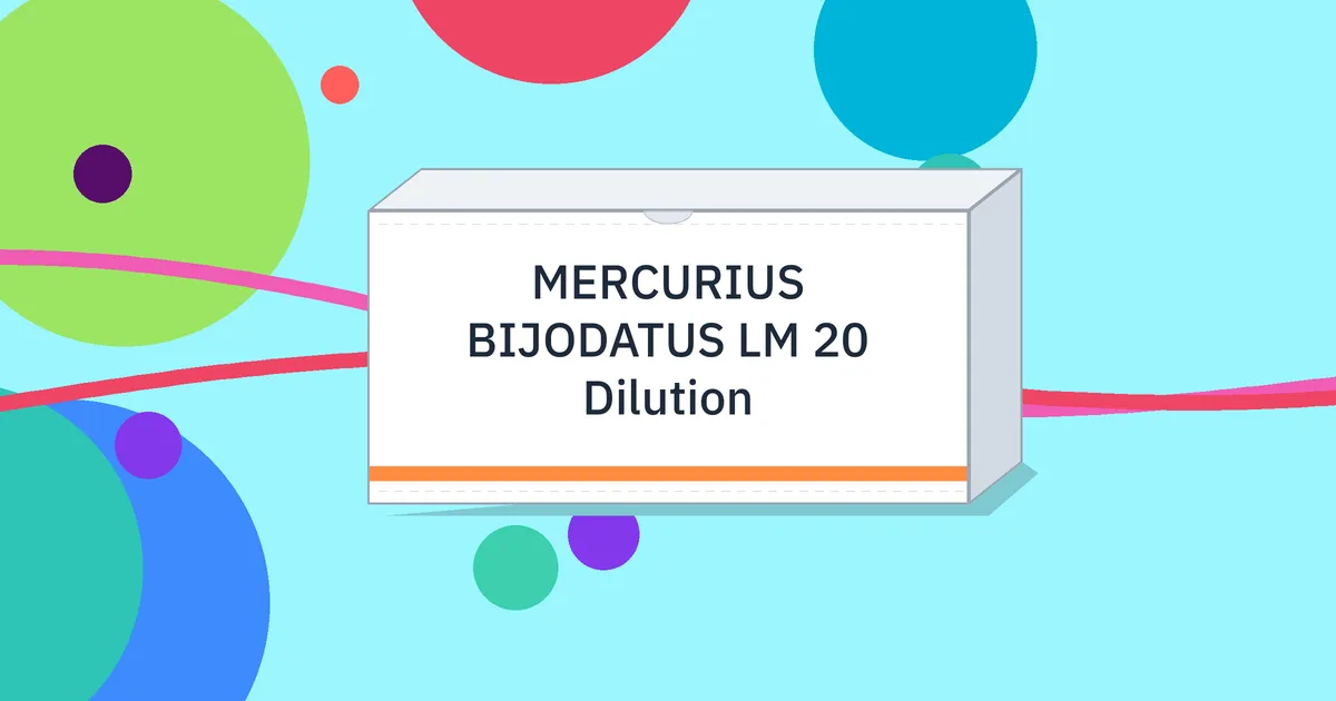 Symbolbild: Packung mit der Aufschrift MERCURIUS BIJODATUS LM 20 Dilution (PZN 12948690) – Verfügbarkeit und Bezug in Apotheken in Frankfurt am Main