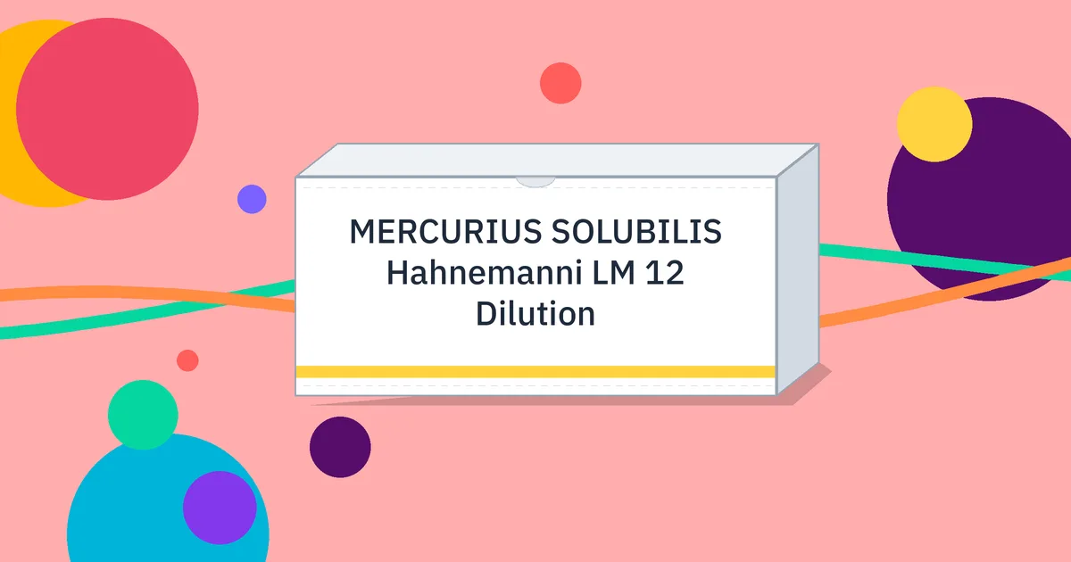 Symbolbild: Packung mit der Aufschrift MERCURIUS SOLUBILIS Hahnemanni LM 12 Dilution (PZN 07541124) – Verfügbarkeit und Bezug in Apotheken in Frankfurt am Main