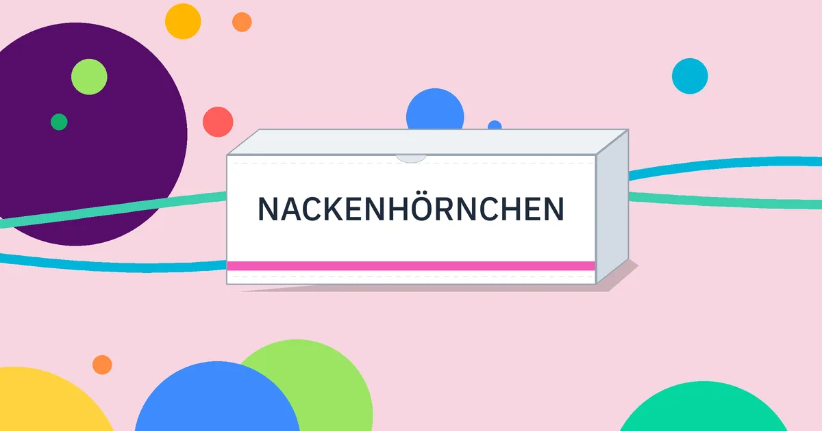 Symbolbild: Packung mit der Aufschrift NACKENHÖRNCHEN (PZN 01366341) – Verfügbarkeit und Bezug in Apotheken in Frankfurt am Main
