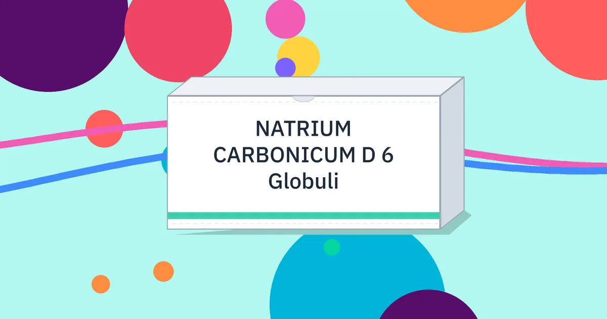 Symbolbild: Packung mit der Aufschrift NATRIUM CARBONICUM D 6 Globuli (PZN 04228533) – Verfügbarkeit und Bezug in Apotheken in Frankfurt am Main