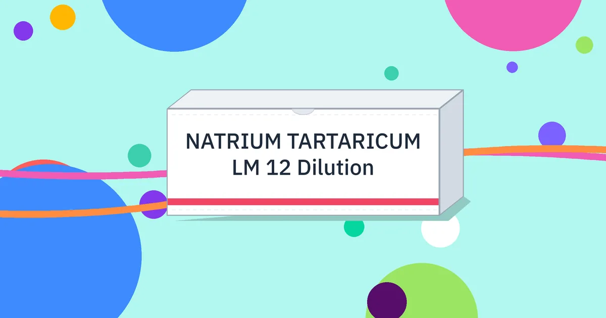 Symbolbild: Packung mit der Aufschrift NATRIUM TARTARICUM LM 12 Dilution (PZN 12967693) – Verfügbarkeit und Bezug in Apotheken in Frankfurt am Main