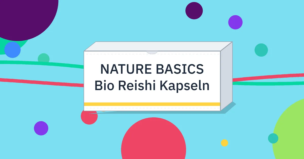 Symbolbild: Packung mit der Aufschrift NATURE BASICS Bio Reishi Kapseln (PZN 18073844) – Verfügbarkeit und Bezug in Apotheken in Frankfurt am Main