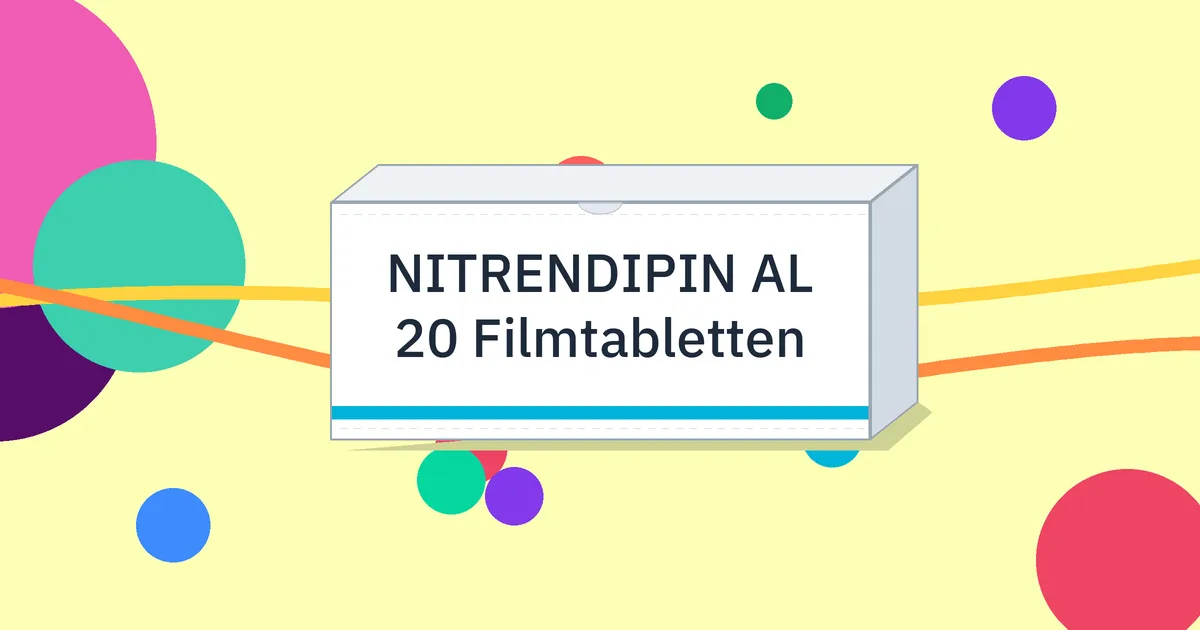 Symbolbild: Packung mit der Aufschrift NITRENDIPIN AL 20 Filmtabletten (PZN 00227838) – Verfügbarkeit und Bezug in Apotheken in Frankfurt am Main