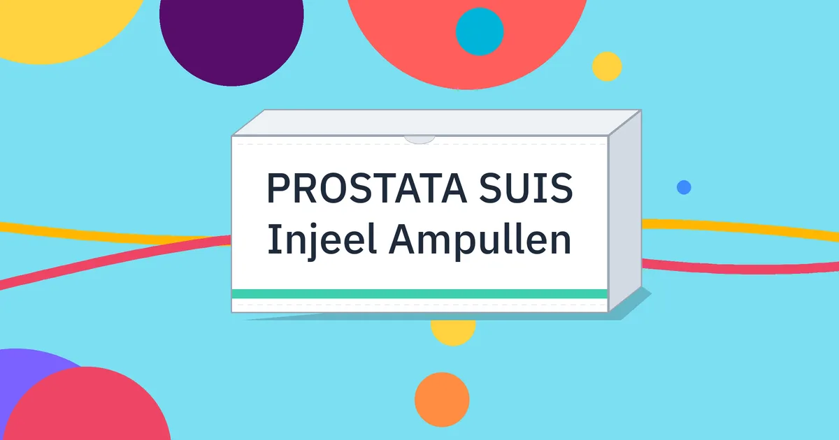 Symbolbild: Packung mit der Aufschrift PROSTATA SUIS Injeel Ampullen (PZN 00841142) – Verfügbarkeit und Bezug in Apotheken in Frankfurt am Main