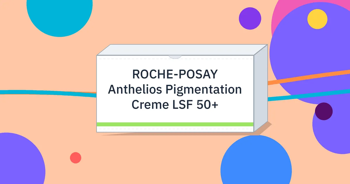 Symbolbild: Packung mit der Aufschrift ROCHE-POSAY Anthelios Pigmentation Creme LSF 50+ (PZN 15329154) – Verfügbarkeit und Bezug in Apotheken in Frankfurt am Main