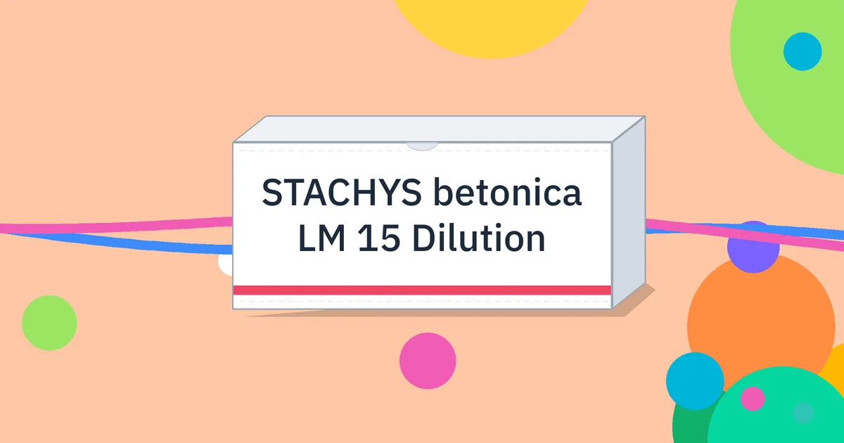 Symbolbild: Packung mit der Aufschrift STACHYS betonica LM 15 Dilution (PZN 13683762) – Verfügbarkeit und Bezug in Apotheken in Frankfurt am Main