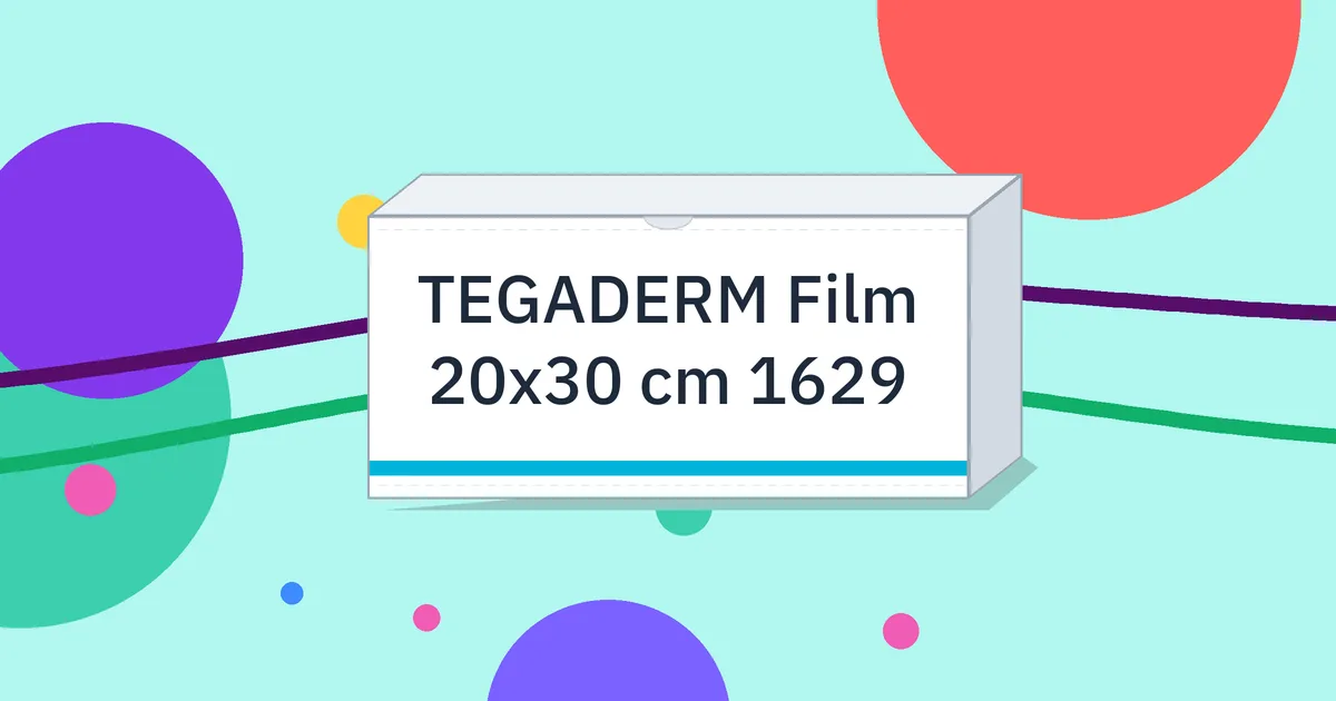 Symbolbild: Packung mit der Aufschrift TEGADERM Film 20x30 cm 1629 (PZN 05893830) – Verfügbarkeit und Bezug in Apotheken in Frankfurt am Main