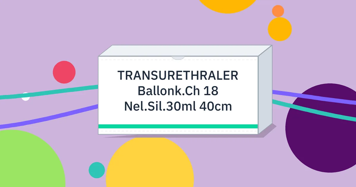 Symbolbild: Packung mit der Aufschrift TRANSURETHRALER Ballonk.Ch 18 Nel.Sil.30ml 40cm (PZN 04210668) – Verfügbarkeit und Bezug in Apotheken in Frankfurt am Main