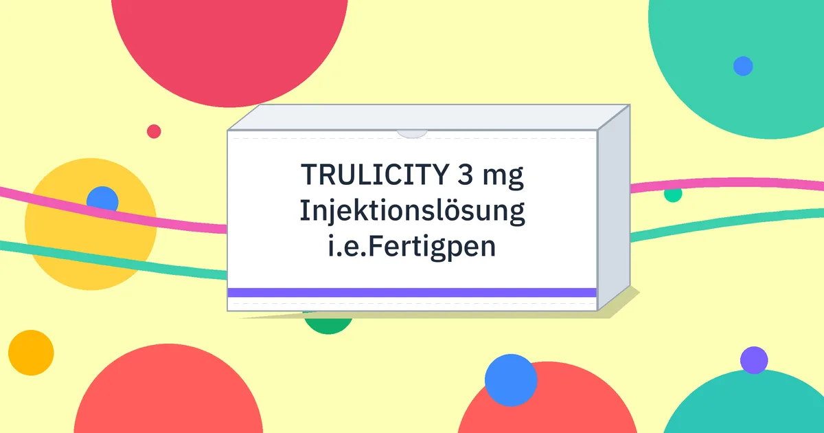 Symbolbild: Packung mit der Aufschrift TRULICITY 3 mg Injektionslösung i.e.Fertigpen (PZN 16840363) – Verfügbarkeit und Bezug in Apotheken in Frankfurt am Main