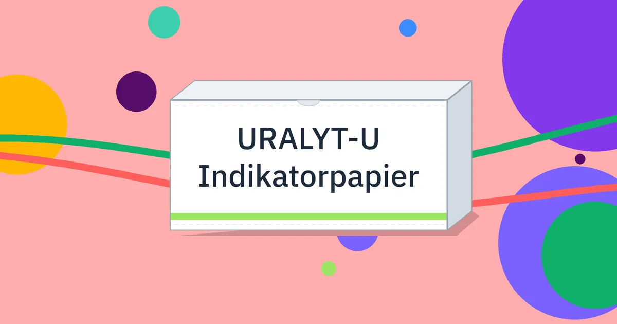 Symbolbild: Packung mit der Aufschrift URALYT-U Indikatorpapier (PZN 00548784) – Verfügbarkeit und Bezug in Apotheken in Frankfurt am Main