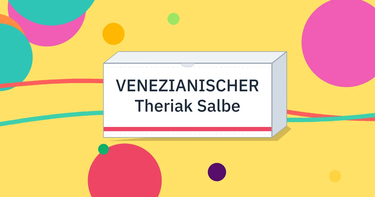 Symbolbild: Packung mit der Aufschrift VENEZIANISCHER Theriak Salbe (PZN 18396694) – Verfügbarkeit und Bezug in Apotheken in Frankfurt am Main