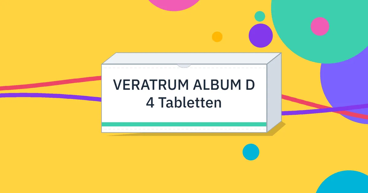Symbolbild: Packung mit der Aufschrift VERATRUM ALBUM D 4 Tabletten (PZN 01788929) – Verfügbarkeit und Bezug in Apotheken in Frankfurt am Main