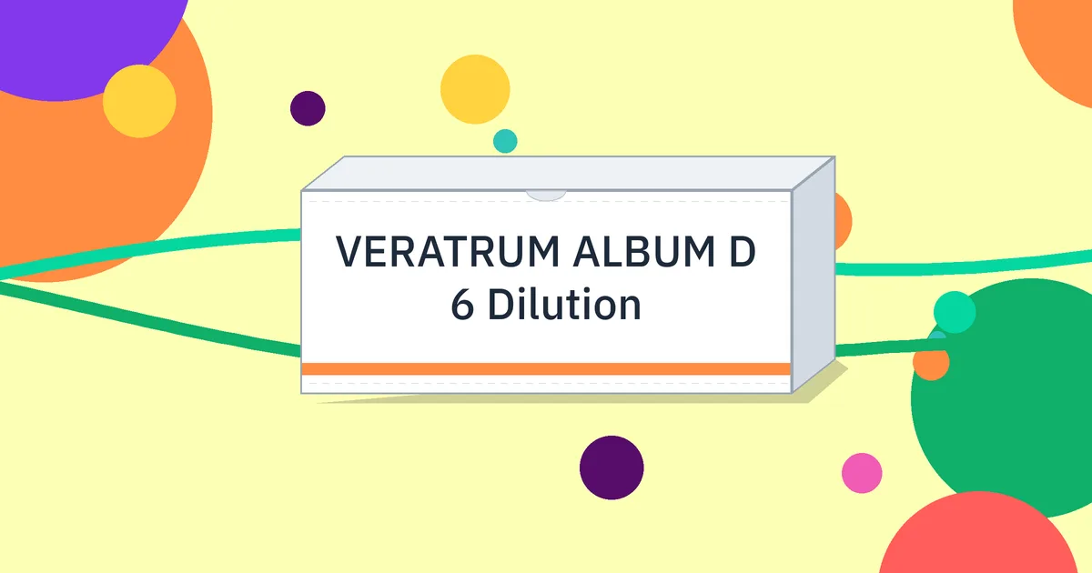 Symbolbild: Packung mit der Aufschrift VERATRUM ALBUM D 6 Dilution (PZN 02108210) – Verfügbarkeit und Bezug in Apotheken in Frankfurt am Main