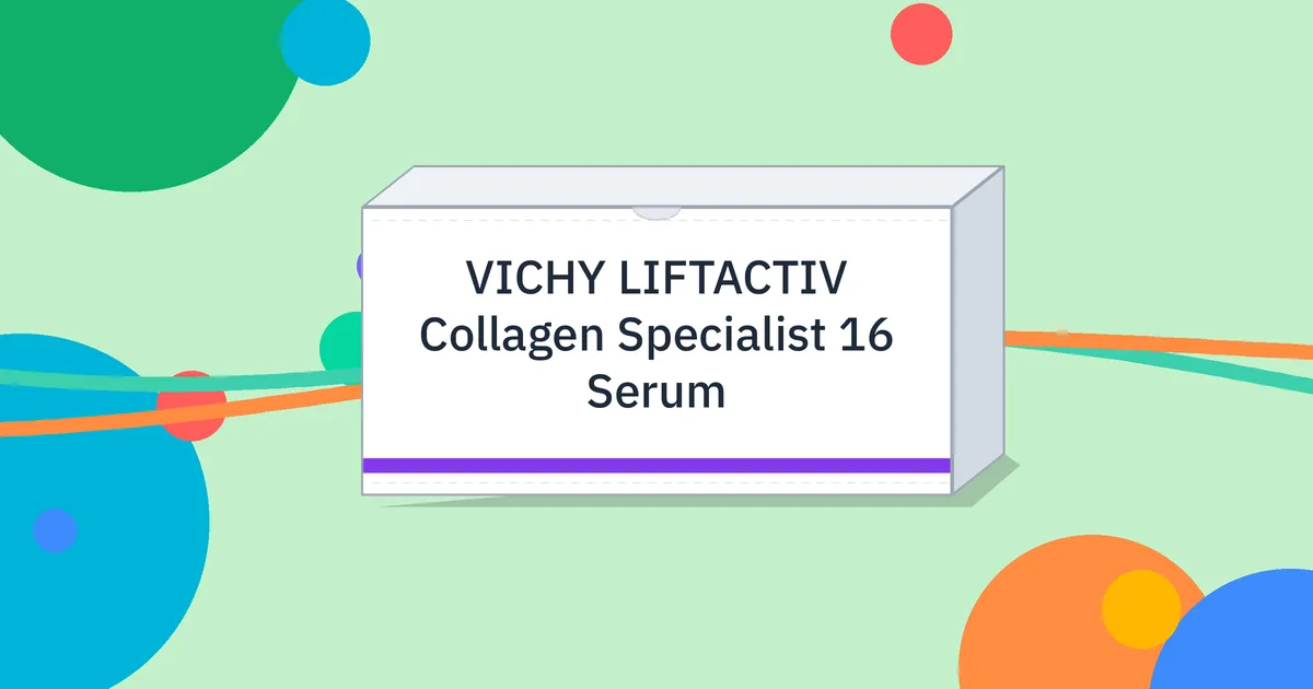 Symbolbild: Packung mit der Aufschrift VICHY LIFTACTIV Collagen Specialist 16 Serum (PZN 19512843) – Verfügbarkeit und Bezug in Apotheken in Frankfurt am Main