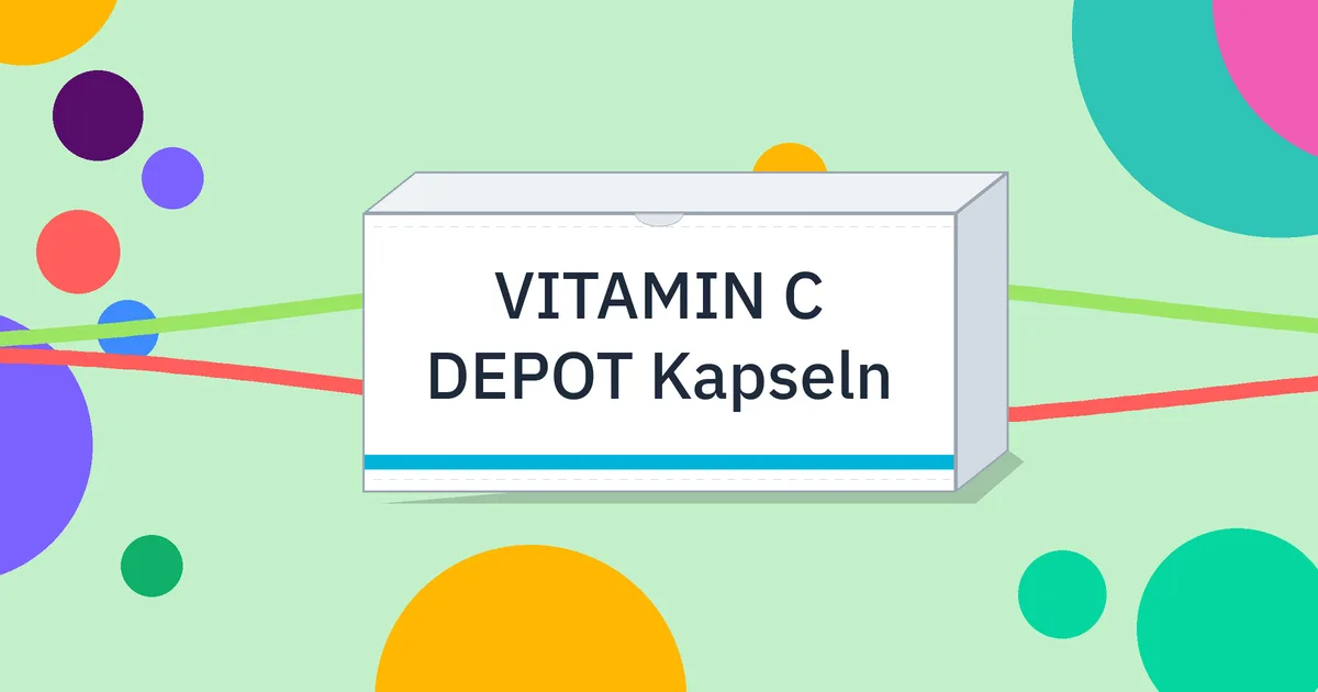 Symbolbild: Packung mit der Aufschrift VITAMIN C DEPOT Kapseln (PZN 19126933) – Verfügbarkeit und Bezug in Apotheken in Frankfurt am Main