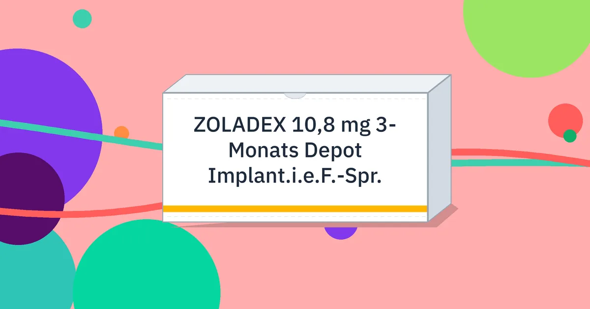 Symbolbild: Packung mit der Aufschrift ZOLADEX 10,8 mg 3-Monats Depot Implant.i.e.F.-Spr. (PZN 17151826) – Verfügbarkeit und Bezug in Apotheken in Frankfurt am Main