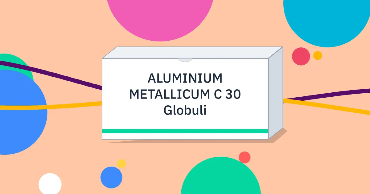 Symbolbild: Packung mit der Aufschrift ALUMINIUM METALLICUM C 30 Globuli (PZN 16688731) – Verfügbarkeit und Bezug in Apotheken in Frankfurt am Main