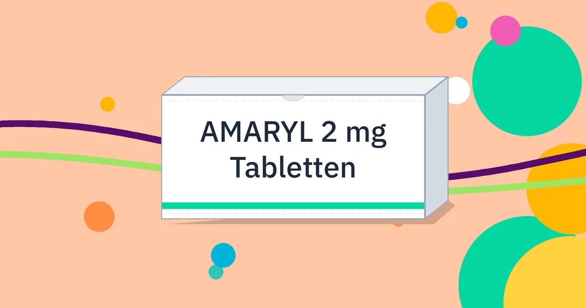 Symbolbild: Packung mit der Aufschrift AMARYL 2 mg Tabletten (PZN 09262233) – Verfügbarkeit und Bezug in Apotheken in Frankfurt am Main