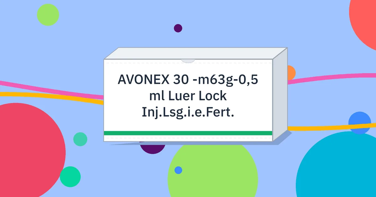 Symbolbild: Packung mit der Aufschrift AVONEX 30 -m63g-0,5 ml Luer Lock Inj.Lsg.i.e.Fert. (PZN 17526226) – Verfügbarkeit und Bezug in Apotheken in Frankfurt am Main