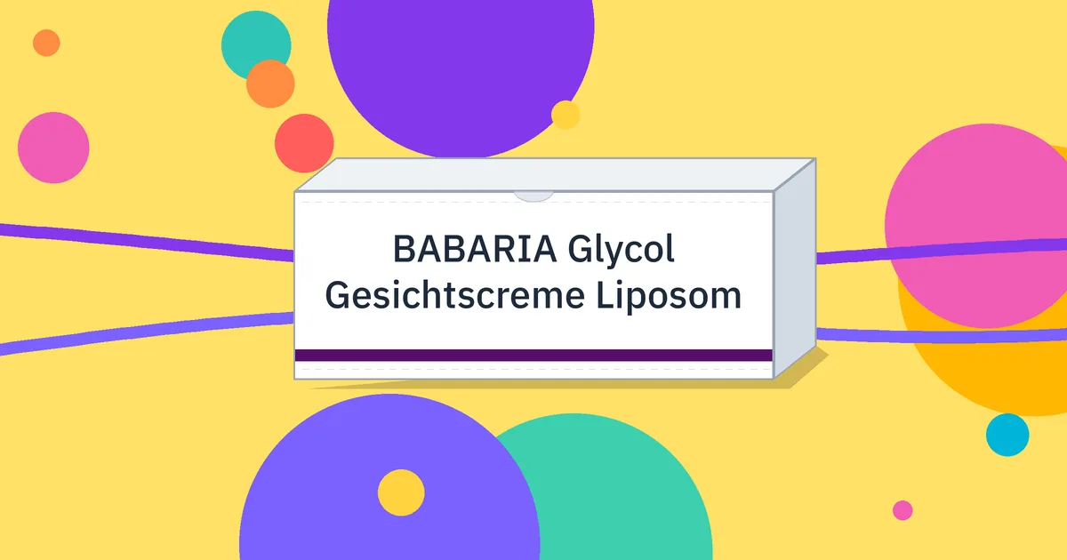 Symbolbild: Packung mit der Aufschrift BABARIA Glycol Gesichtscreme Liposom (PZN 18119836) – Verfügbarkeit und Bezug in Apotheken in Frankfurt am Main