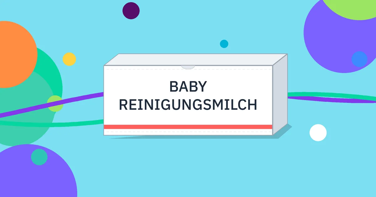 Symbolbild: Packung mit der Aufschrift BABY REINIGUNGSMILCH (PZN 06764690) – Verfügbarkeit und Bezug in Apotheken in Frankfurt am Main