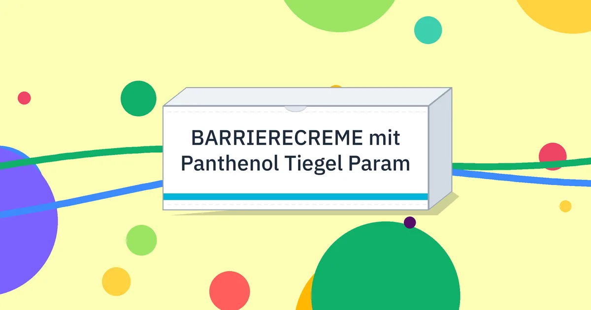Symbolbild: Packung mit der Aufschrift BARRIERECREME mit Panthenol Tiegel Param (PZN 06812176) – Verfügbarkeit und Bezug in Apotheken in Frankfurt am Main