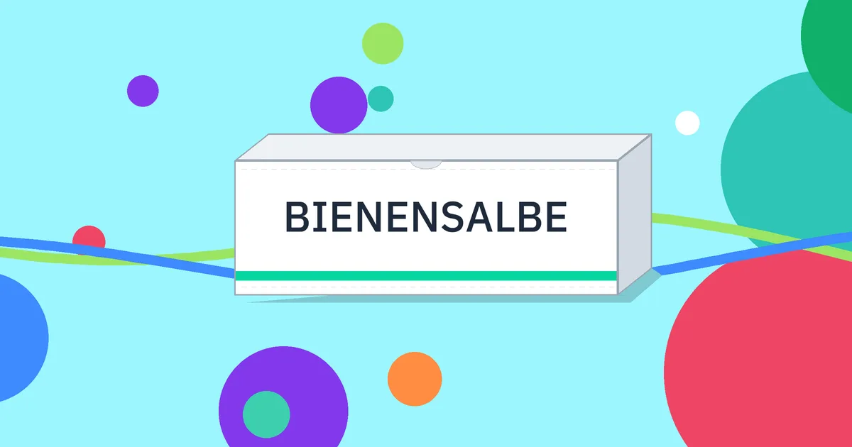 Symbolbild: Packung mit der Aufschrift BIENENSALBE (PZN 02419849) – Verfügbarkeit und Bezug in Apotheken in Frankfurt am Main