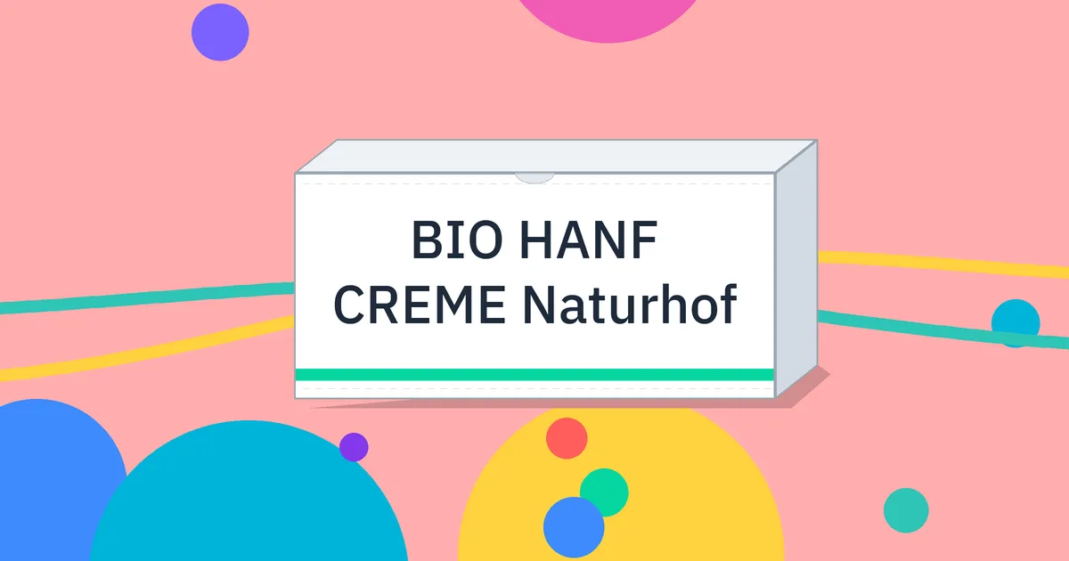 Symbolbild: Packung mit der Aufschrift BIO HANF CREME Naturhof (PZN 19960903) – Verfügbarkeit und Bezug in Apotheken in Frankfurt am Main