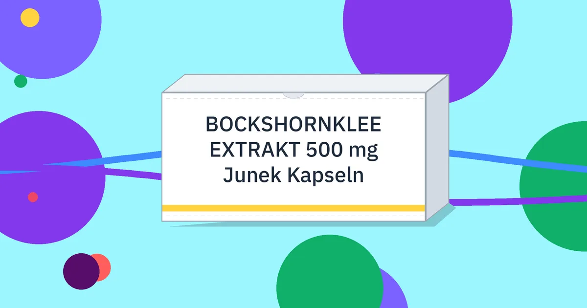 Symbolbild: Packung mit der Aufschrift BOCKSHORNKLEE EXTRAKT 500 mg Junek Kapseln (PZN 11075490) – Verfügbarkeit und Bezug in Apotheken in Frankfurt am Main