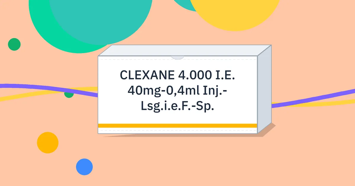 Symbolbild: Packung mit der Aufschrift CLEXANE 4.000 I.E. 40mg-0,4ml Inj.-Lsg.i.e.F.-Sp. (PZN 13577066) – Verfügbarkeit und Bezug in Apotheken in Frankfurt am Main