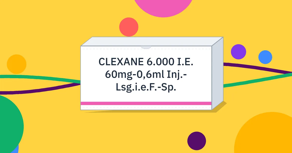 Symbolbild: Packung mit der Aufschrift CLEXANE 6.000 I.E. 60mg-0,6ml Inj.-Lsg.i.e.F.-Sp. (PZN 01355403) – Verfügbarkeit und Bezug in Apotheken in Frankfurt am Main