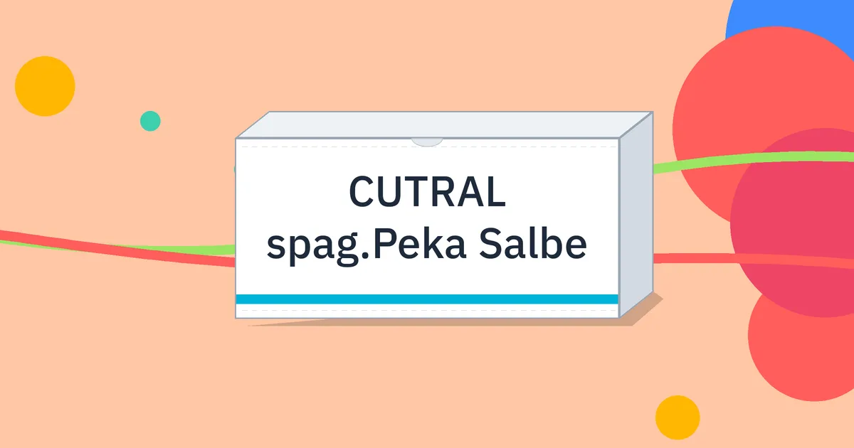 Symbolbild: Packung mit der Aufschrift CUTRAL spag.Peka Salbe (PZN 06052699) – Verfügbarkeit und Bezug in Apotheken in Frankfurt am Main