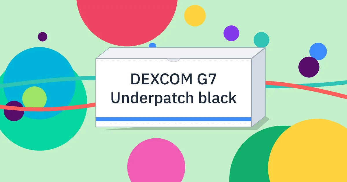 Symbolbild: Packung mit der Aufschrift DEXCOM G7 Underpatch black (PZN 19867285) – Verfügbarkeit und Bezug in Apotheken in Frankfurt am Main