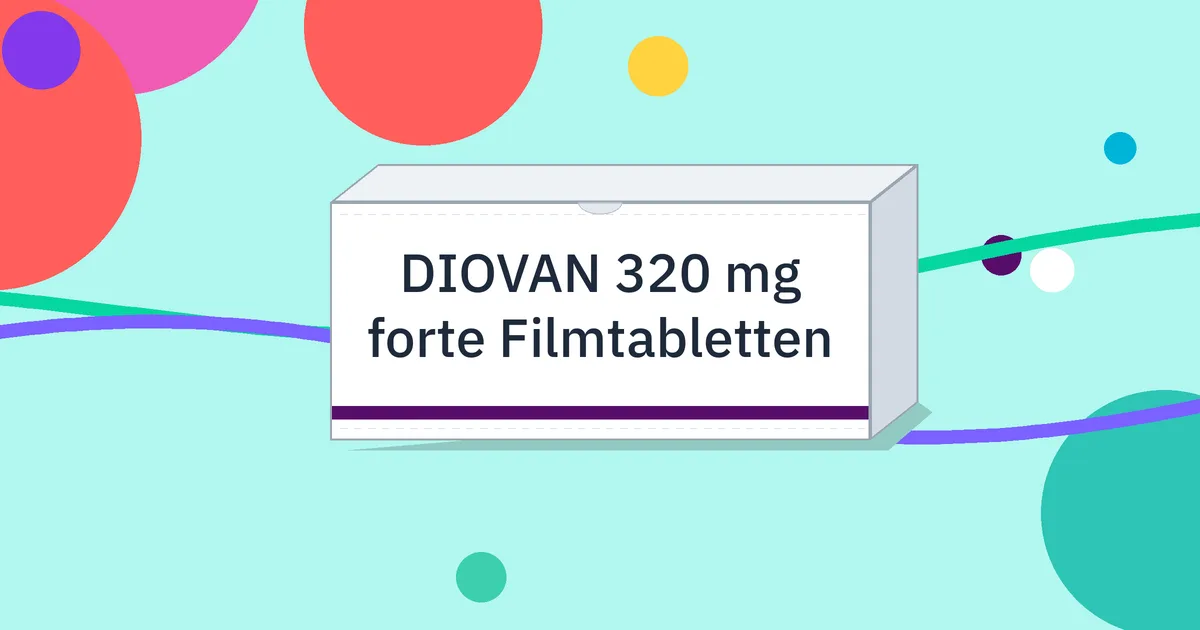 Symbolbild: Packung mit der Aufschrift DIOVAN 320 mg forte Filmtabletten (PZN 10916013) – Verfügbarkeit und Bezug in Apotheken in Frankfurt am Main