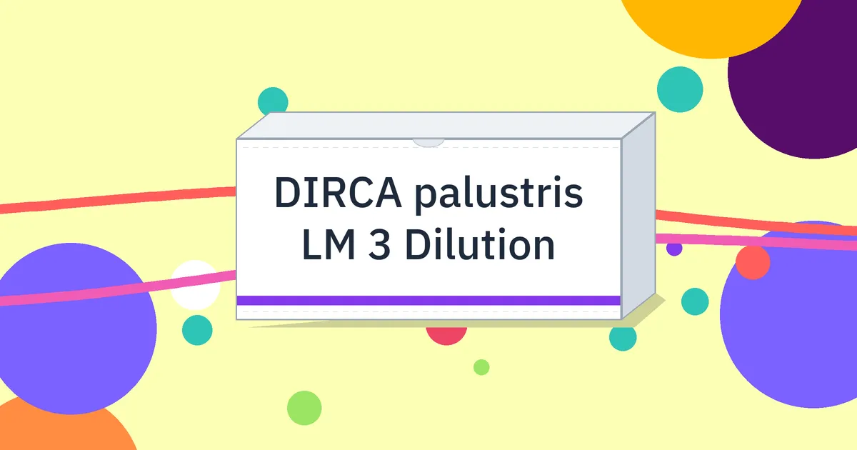 Symbolbild: Packung mit der Aufschrift DIRCA palustris LM 3 Dilution (PZN 13465516) – Verfügbarkeit und Bezug in Apotheken in Frankfurt am Main