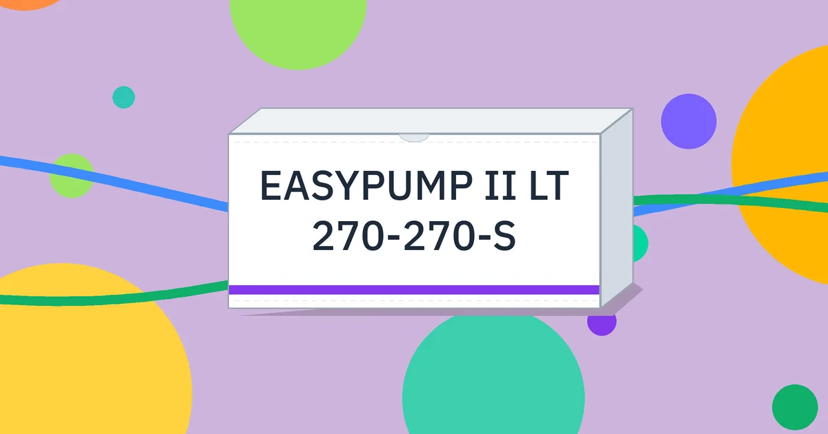 Symbolbild: Packung mit der Aufschrift EASYPUMP II LT 270-270-S (PZN 09390942) – Verfügbarkeit und Bezug in Apotheken in Frankfurt am Main