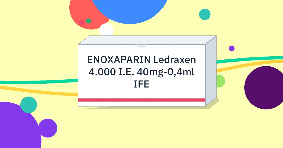 Symbolbild: Packung mit der Aufschrift ENOXAPARIN Ledraxen 4.000 I.E. 40mg-0,4ml IFE (PZN 16203142) – Verfügbarkeit und Bezug in Apotheken in Frankfurt am Main