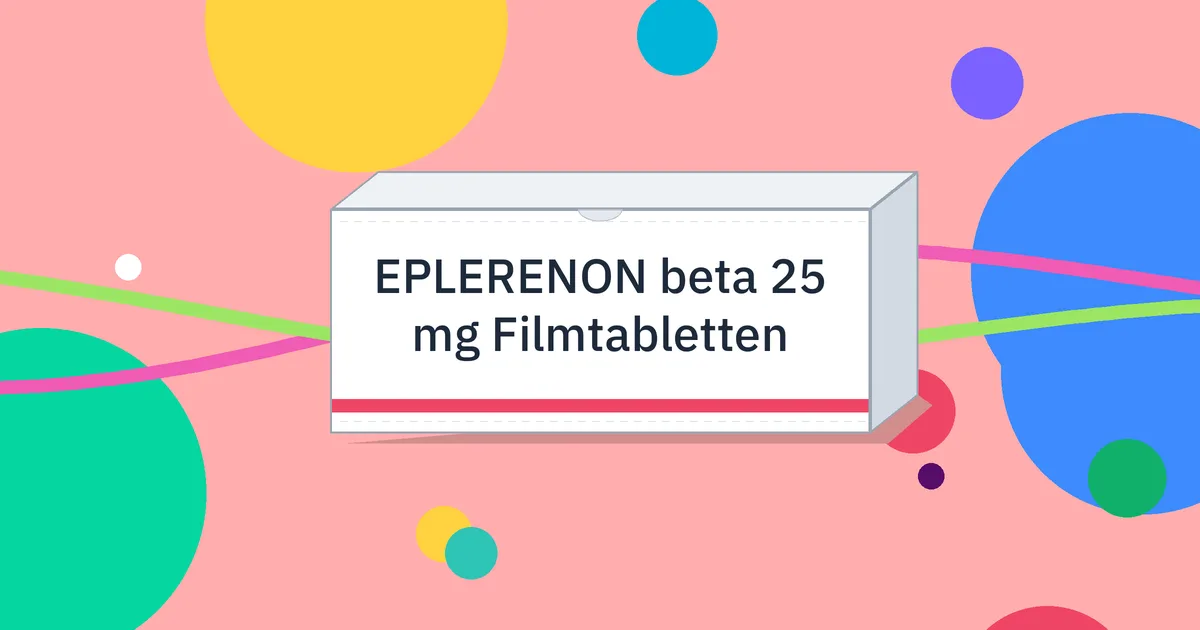 Symbolbild: Packung mit der Aufschrift EPLERENON beta 25 mg Filmtabletten (PZN 10961338) – Verfügbarkeit und Bezug in Apotheken in Frankfurt am Main