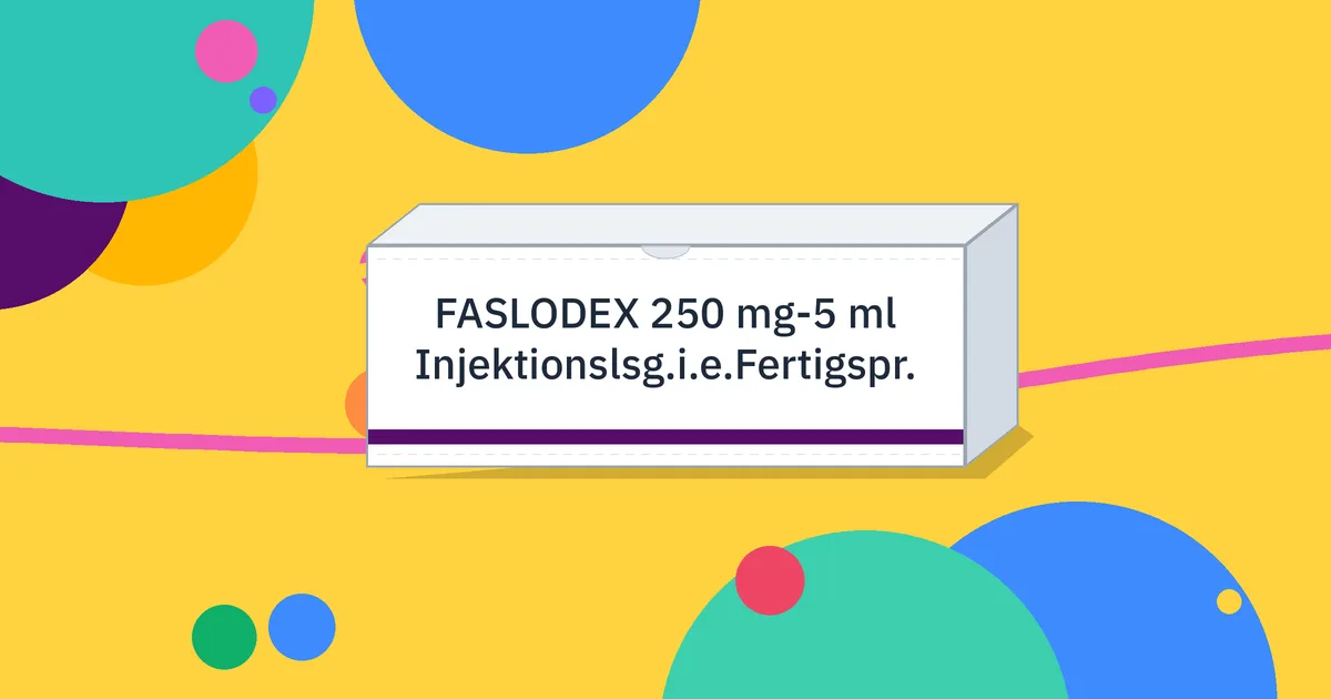 Symbolbild: Packung mit der Aufschrift FASLODEX 250 mg-5 ml Injektionslsg.i.e.Fertigspr. (PZN 10068341) – Verfügbarkeit und Bezug in Apotheken in Frankfurt am Main