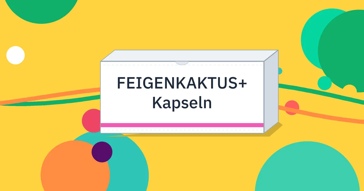 Symbolbild: Packung mit der Aufschrift FEIGENKAKTUS+ Kapseln (PZN 18650767) – Verfügbarkeit und Bezug in Apotheken in Frankfurt am Main