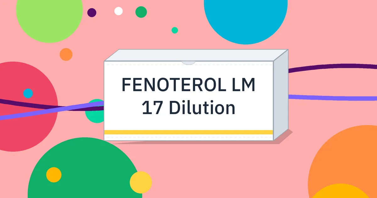 Symbolbild: Packung mit der Aufschrift FENOTEROL LM 17 Dilution (PZN 12847138) – Verfügbarkeit und Bezug in Apotheken in Frankfurt am Main