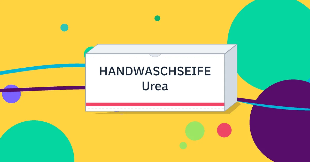 Symbolbild: Packung mit der Aufschrift HANDWASCHSEIFE Urea (PZN 18042708) – Verfügbarkeit und Bezug in Apotheken in Frankfurt am Main