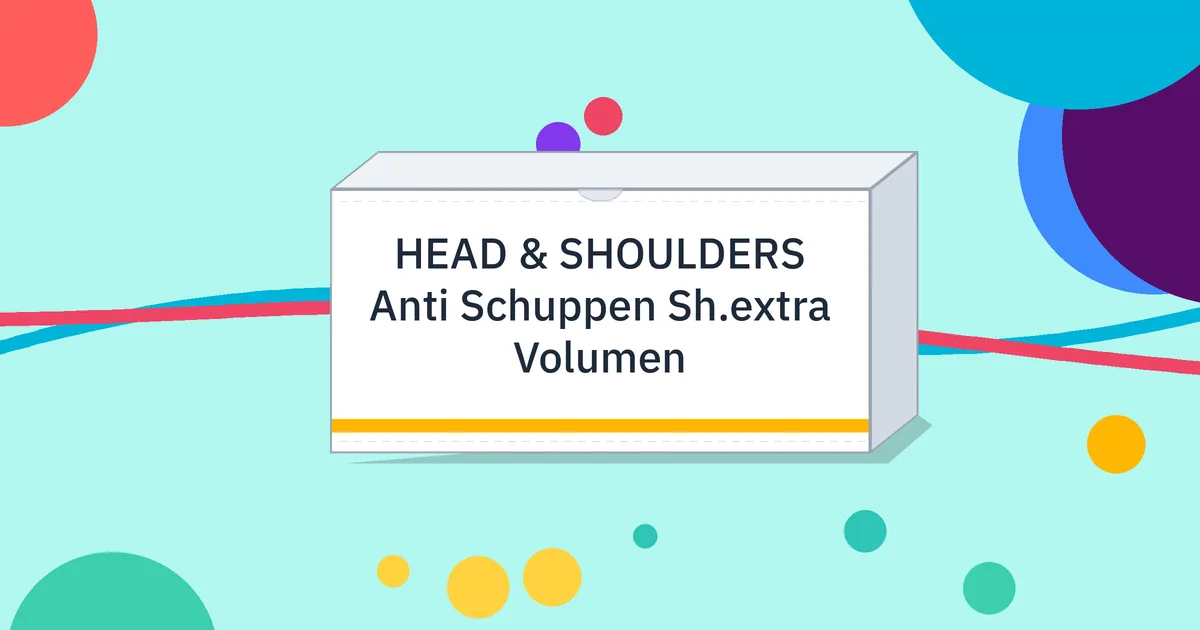 Symbolbild: Packung mit der Aufschrift HEAD & SHOULDERS Anti Schuppen Sh.extra Volumen (PZN 04620998) – Verfügbarkeit und Bezug in Apotheken in Frankfurt am Main