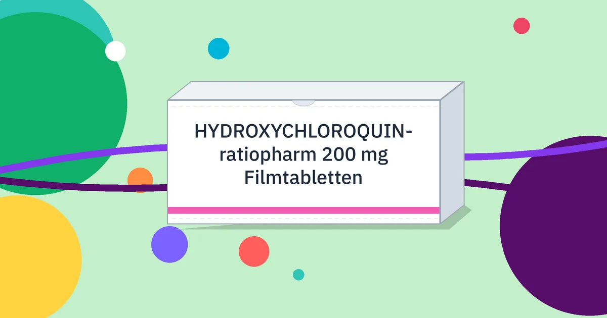 Symbolbild: Packung mit der Aufschrift HYDROXYCHLOROQUIN-ratiopharm 200 mg Filmtabletten (PZN 14285526) – Verfügbarkeit und Bezug in Apotheken in Frankfurt am Main