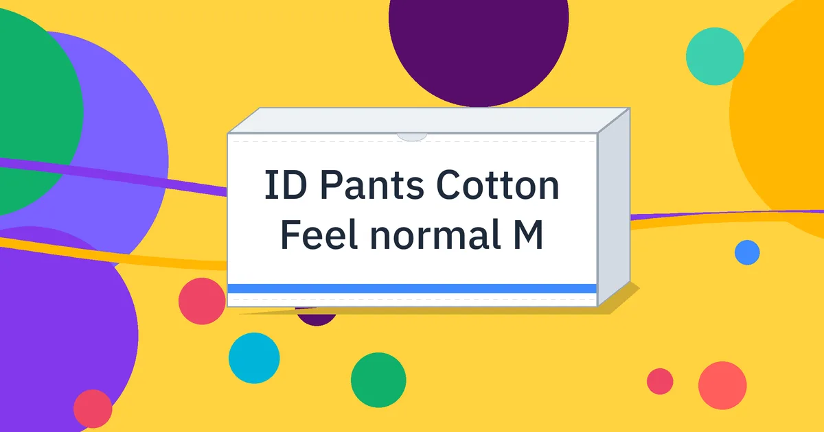 Symbolbild: Packung mit der Aufschrift ID Pants Cotton Feel normal M (PZN 00142102) – Verfügbarkeit und Bezug in Apotheken in Frankfurt am Main